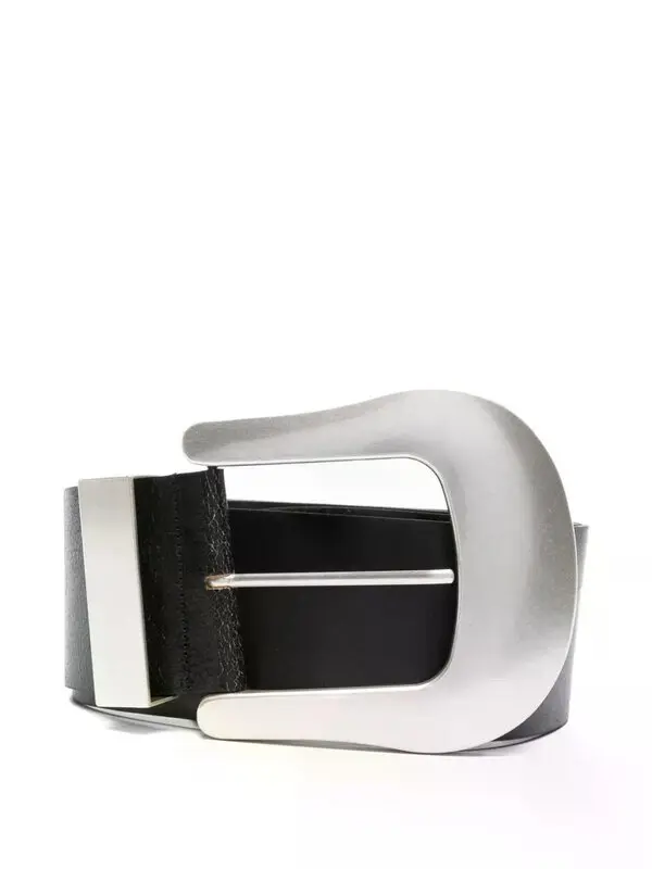 Vaquera Leather Belt - Black