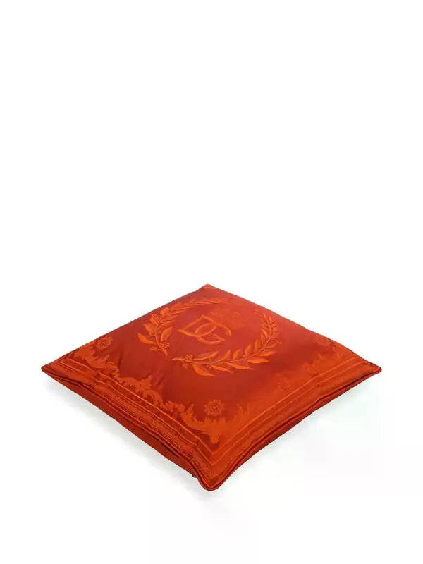 Dolce & Gabbana Crown-emblem Embroidered Cushion