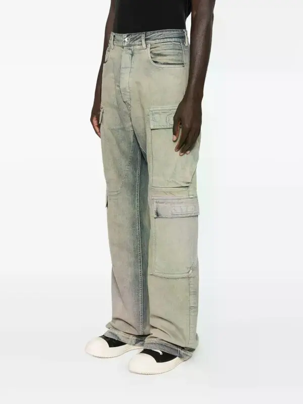 Rick Owens Cargo Pocket Jeans - Blue