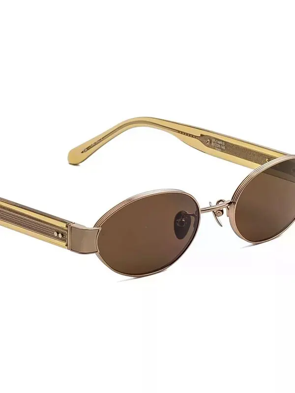 Linda Farrow Sadie Oval-frame Sunglasses