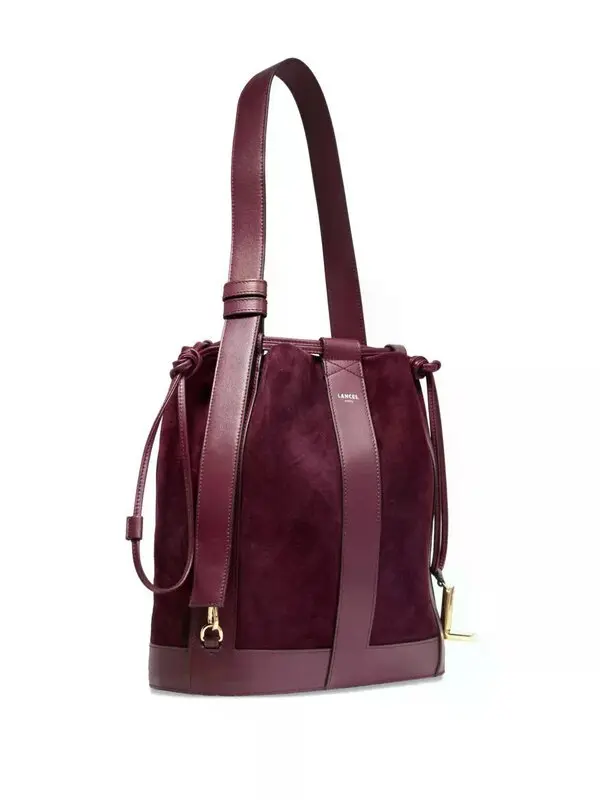 LANCEL Elles Suede Bucket Bag