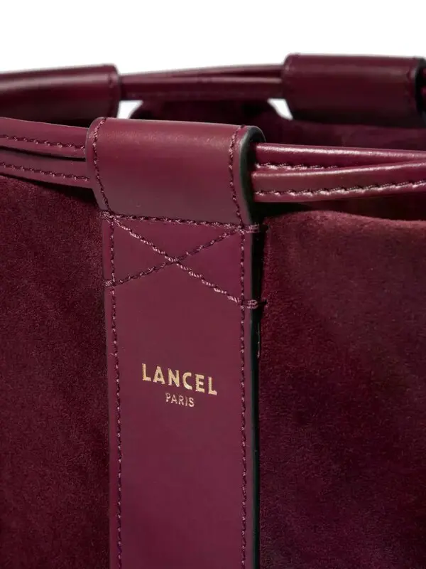 LANCEL Elles Suede Bucket Bag