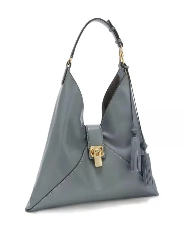 Ermanno Scervino Leather Shoulder Bag - Grey