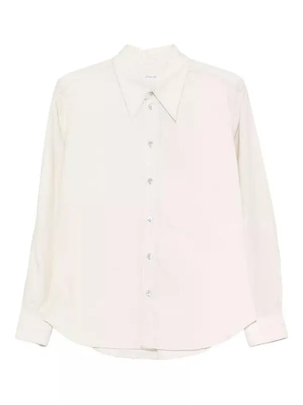 LEMAIRE Button-down Long-sleeve Shirt - Neutrals
