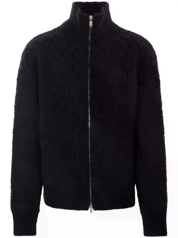 JIL SANDER Basket Weave-knit Cardigan