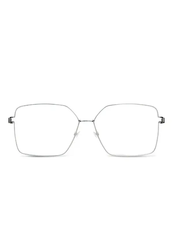 LINDBERG Rim Kimberly Geometric-frame Eyeglasses - Grey