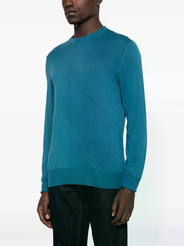 Canali Crew-neck Wool Sweater