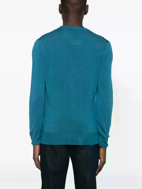 Canali Crew-neck Wool Sweater
