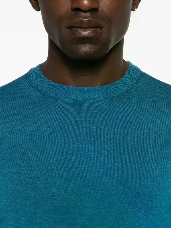Canali Crew-neck Wool Sweater