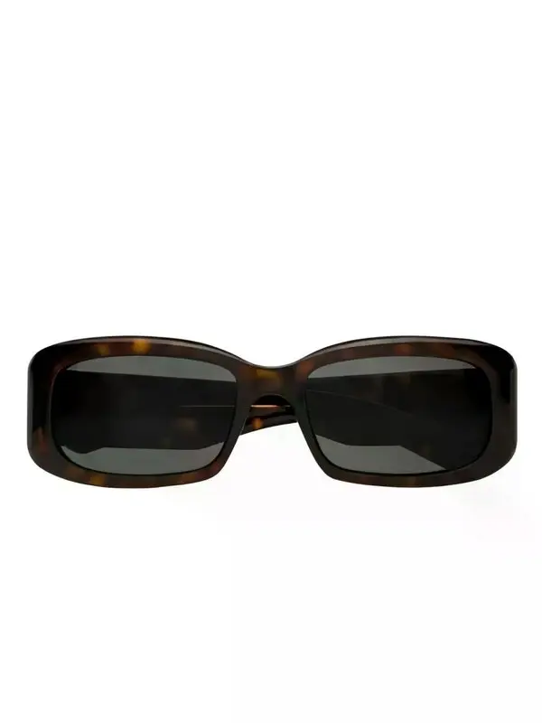 Saint Laurent Sl 809 Tortoiseshell Rectangle Sunglasses - Brown