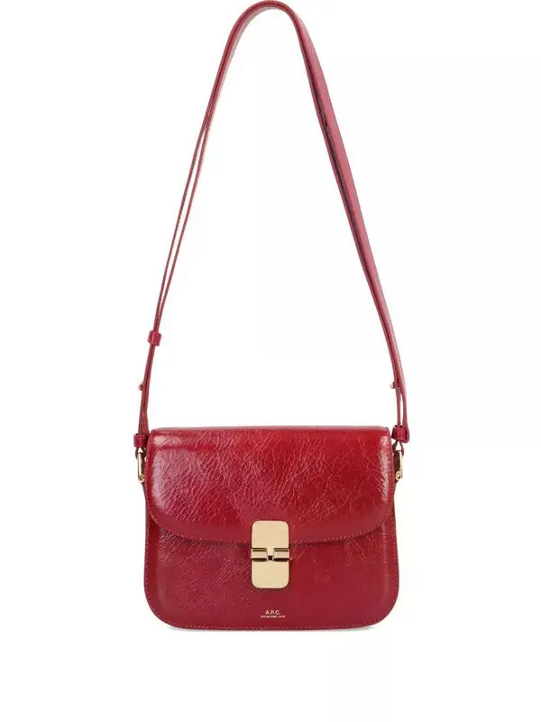 A.p.c. Small Grace Flap Cross-body Bag - Red