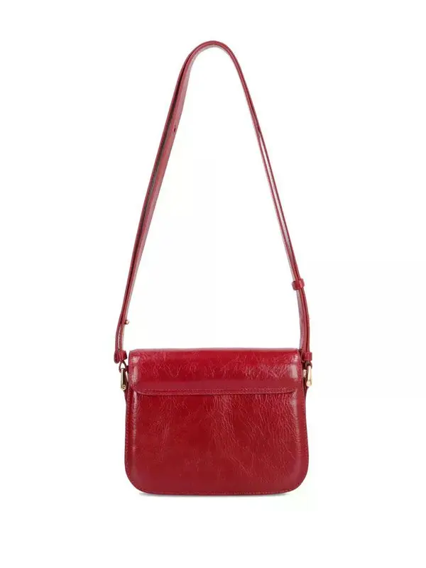 A.p.c. Small Grace Flap Cross-body Bag - Red