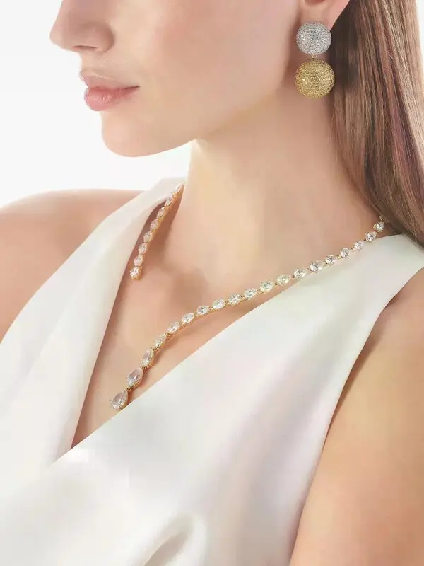 ANABELA CHAN 18k Gold Vermeil Nova Collar Diamond Necklace