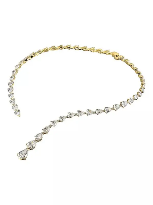 ANABELA CHAN 18k Gold Vermeil Nova Collar Diamond Necklace