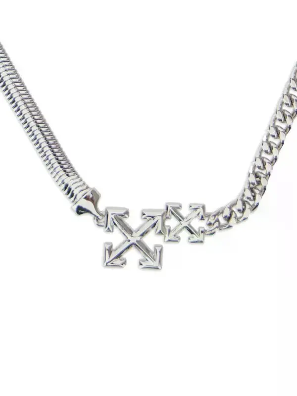Off-White Arrow-detail Chain Necklace
