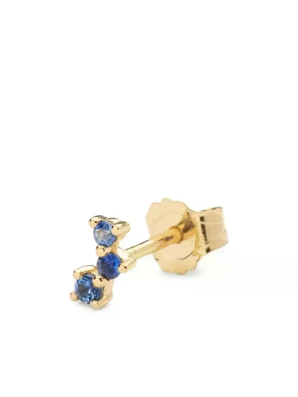 WE BY WHITEBIRD 18k Yellow Aurore Sapphire Earring - Gold
