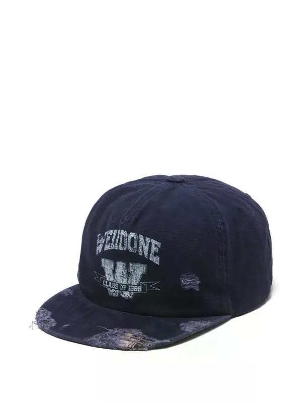 We11Done Distressed Logo Cap