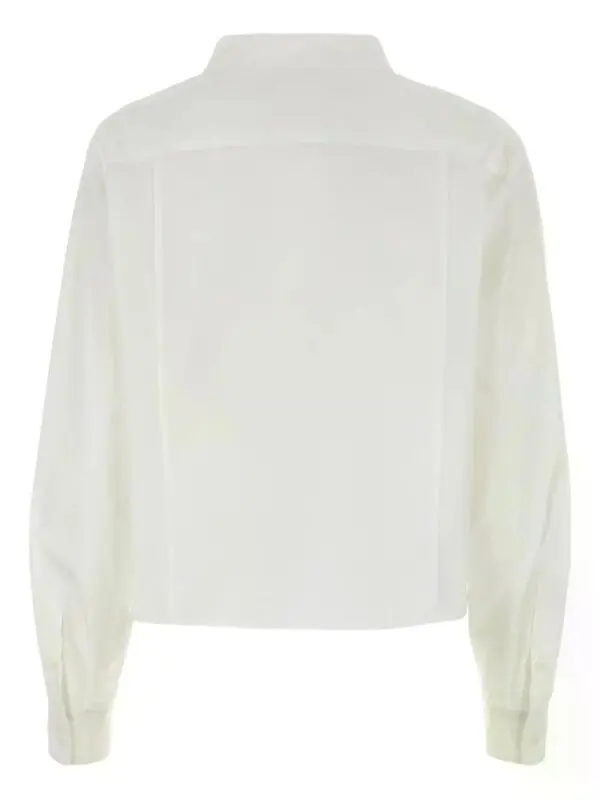 Givenchy High-neck Pocket Blouse