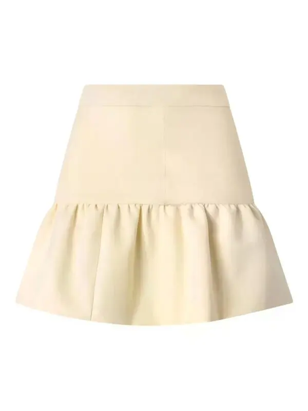 Pinko Mini Skirt With Ruffled Hem