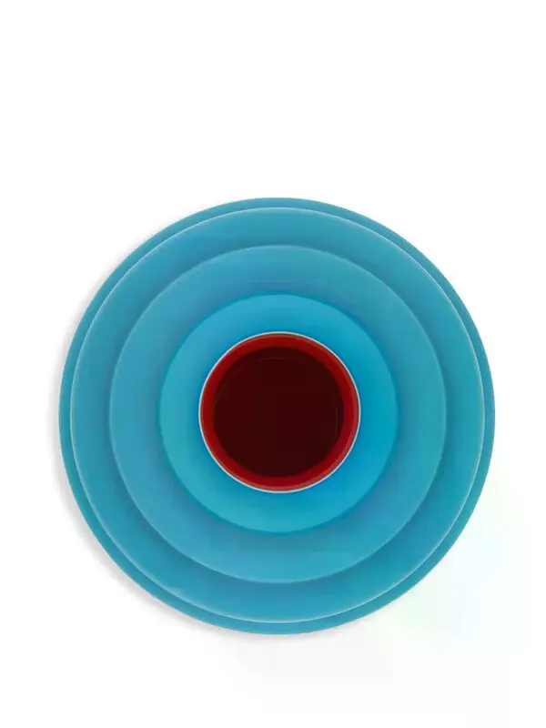 Dolce & Gabbana X Venini Ribbed Déco Vase - Blue