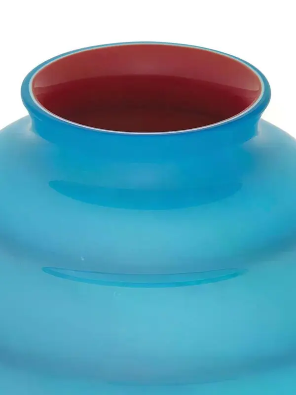 Dolce & Gabbana X Venini Ribbed Déco Vase - Blue