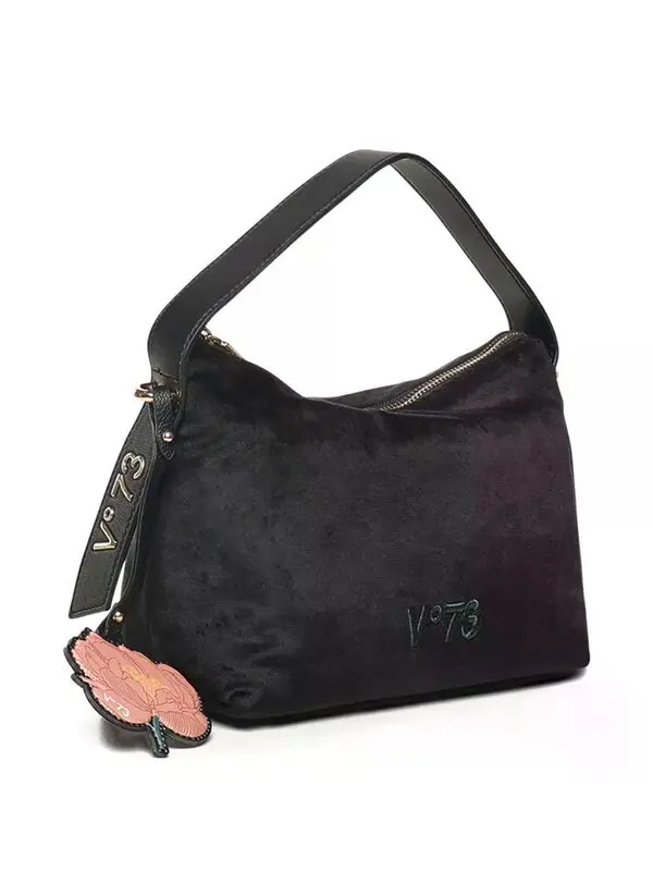 V°73 Isabella Flower-detail Shoulder Bag - Black