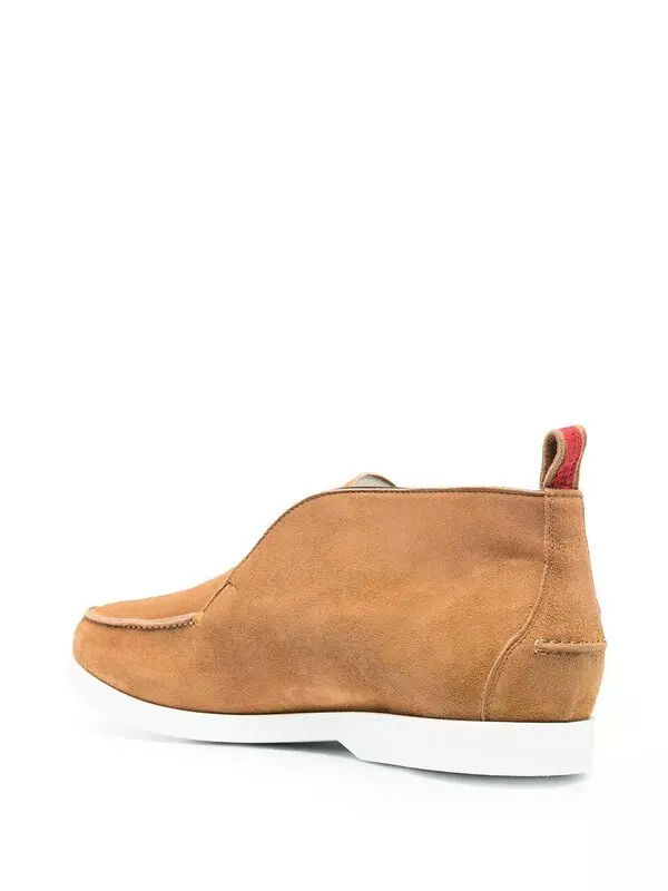 Kiton Leather Desert Boots