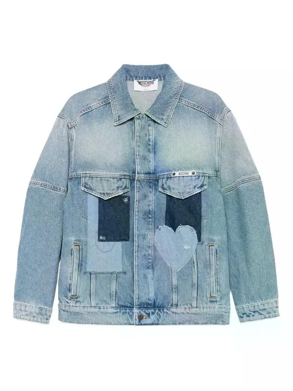 Moschino Heart-patch Denim Jacket