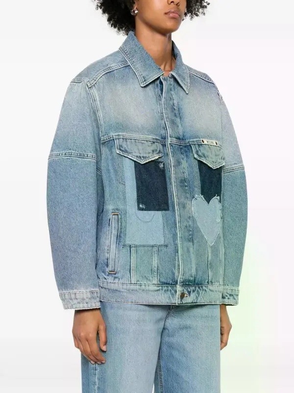 Moschino Heart-patch Denim Jacket
