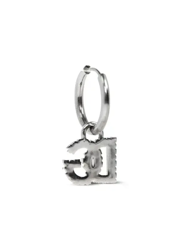 Dolce & Gabbana Dg-logo Hoop Earring