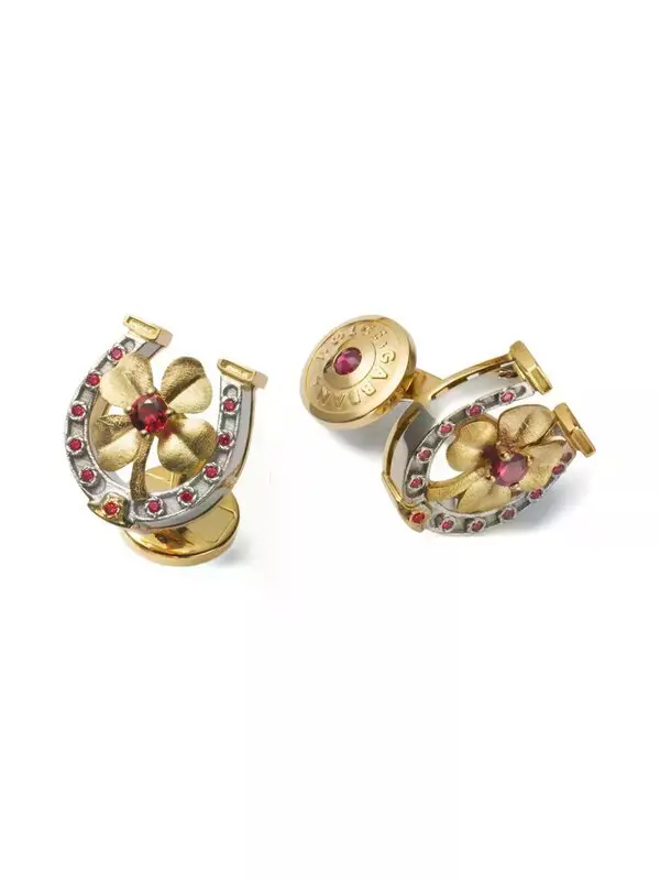 Dolce & Gabbana Horseshoe Clover Cufflinks - Gold