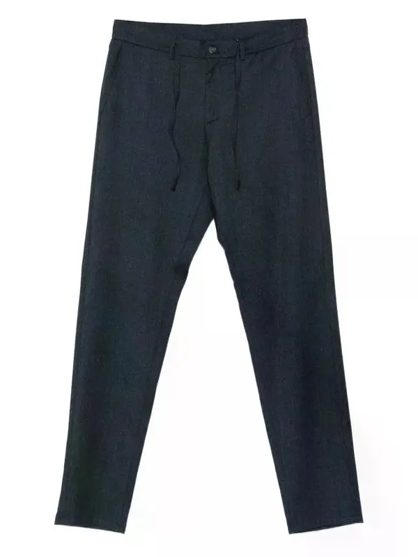 Canali Wool Trousers - Blue