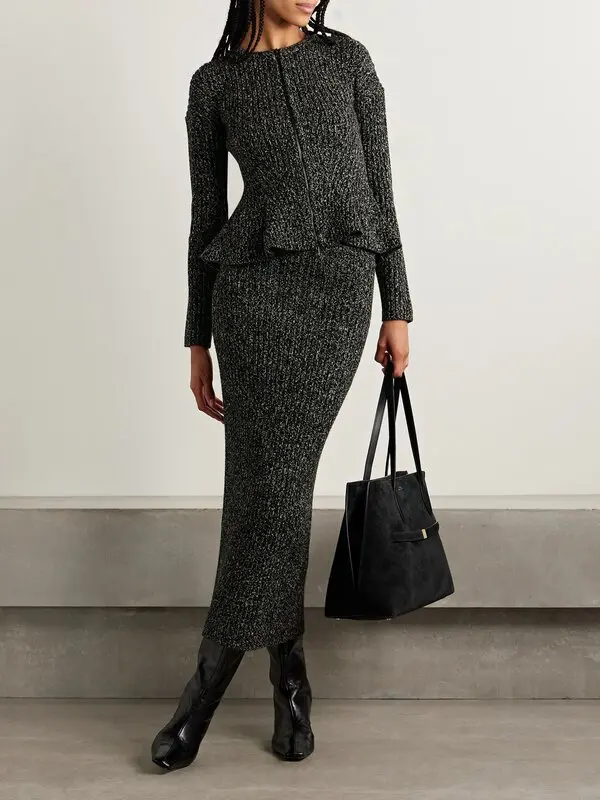 Max Mara Rodano Wool-blend Midi Skirt