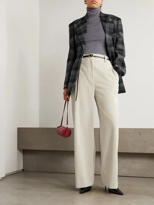 Proenza Schouler Daria Checked Wool Blazer