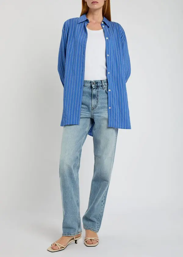 TOTEME Straight-leg Organic Cotton Jeans - Denim