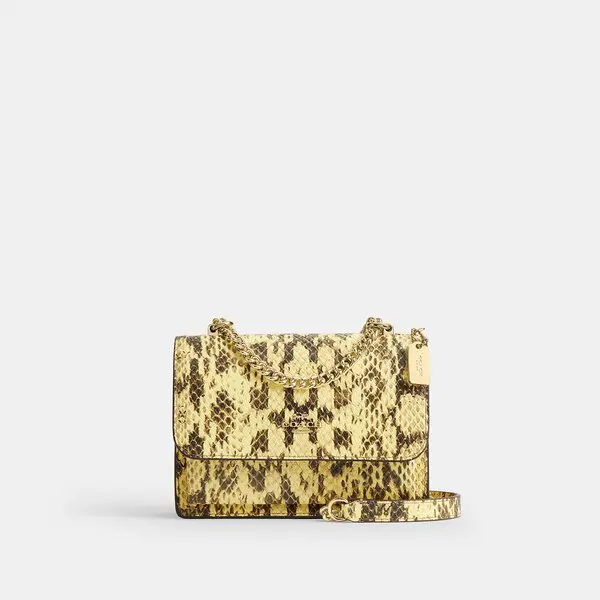 COACH OUTLET Coach Klare Crossbody Bag In Refined Calf Leather - Gold/yellow