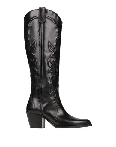Maje Leather Cowboy Boots