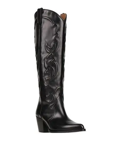 Maje Leather Cowboy Boots