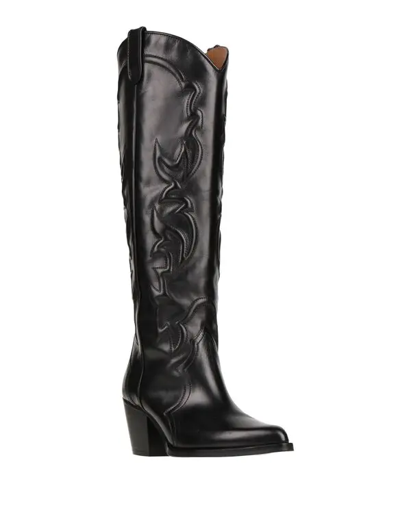 Maje Leather Cowboy Boots