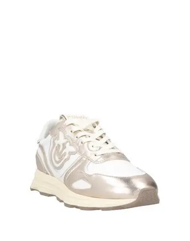 Pinko Leather & Nylon Sneakers - Grey