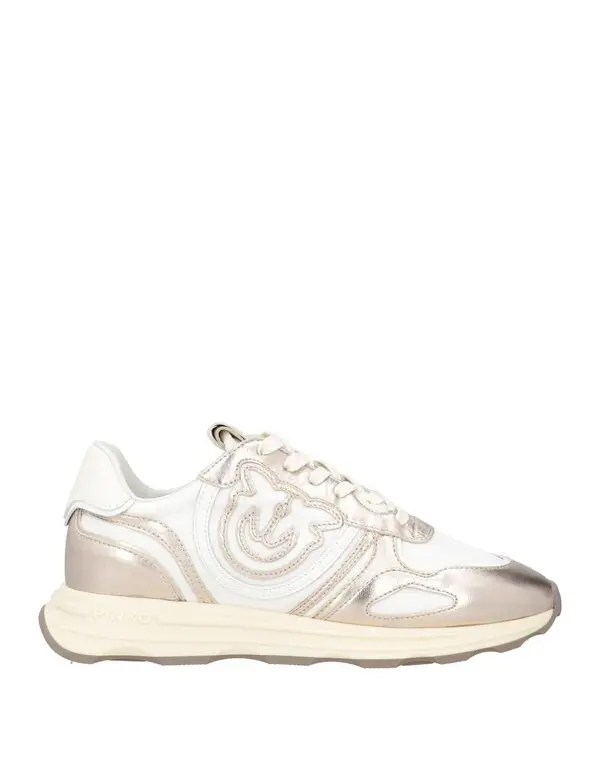 Pinko Leather & Nylon Sneakers - Grey
