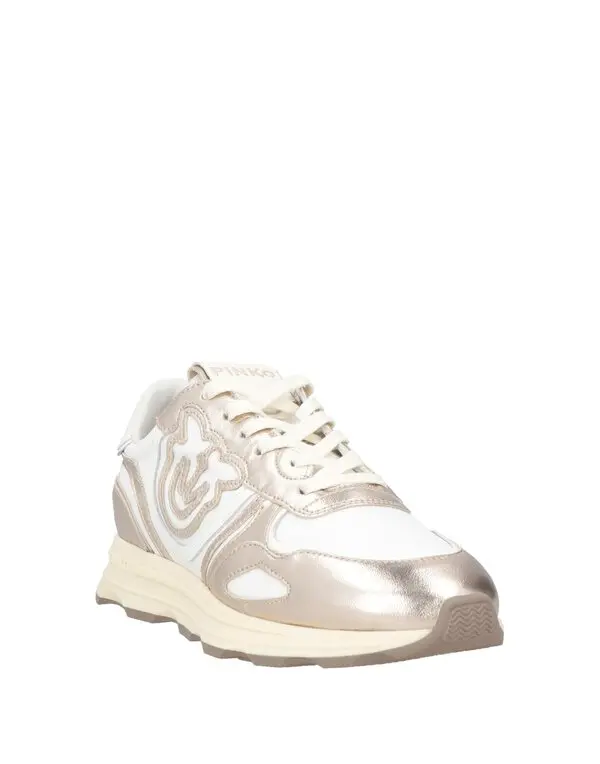 Pinko Leather & Nylon Sneakers - Grey