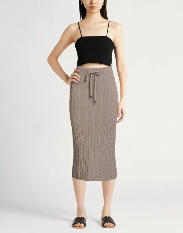 Peserico Midi Pencil Skirt - Beige