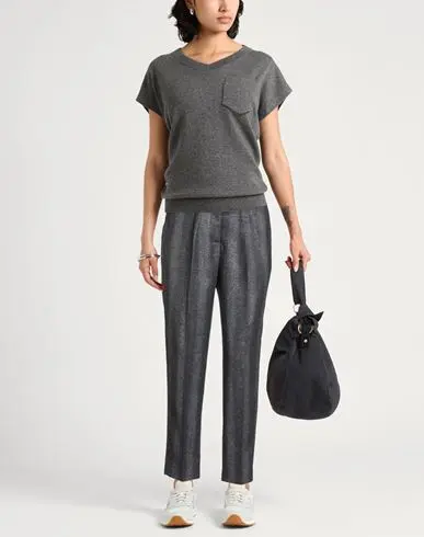 Peserico Virgin Wool Flannel Tapered Pants