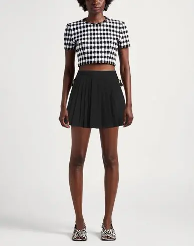 Sandro Pleated Skort With Strap Detailing
