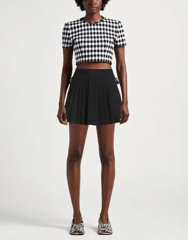 Sandro Pleated Skort With Strap Detailing