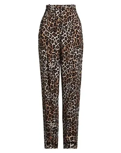 Elisabetta Franchi Tapered Leopard Print Pants