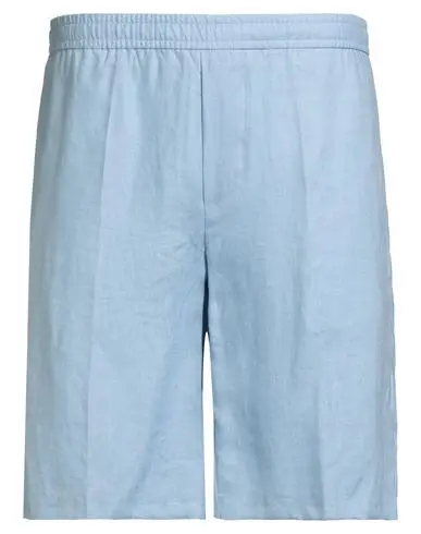 LIU •JO MAN Linen Bermuda Shorts - Blue