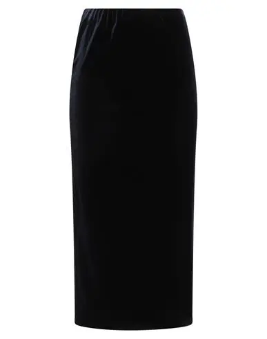 TENSIONE IN Velvet Pencil Midi Skirt