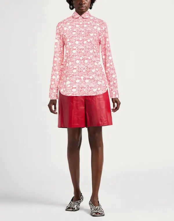 Maison Kitsuné Woven Shirt - Brick